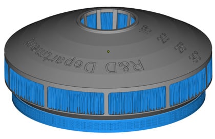 Free Supports Strategy for LPBF 3D Printing Process